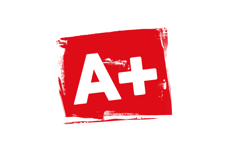 Grunge a plus label PSD - PSDstamps