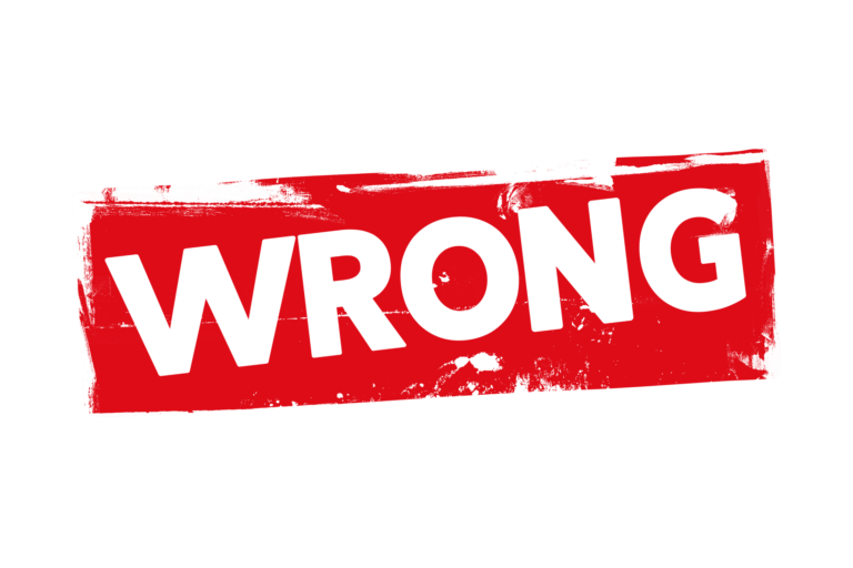 Grunge wrong label PSD - PSDstamps