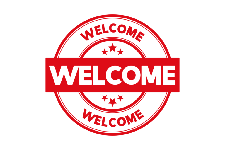 Round welcome stamp PSD - PSDstamps
