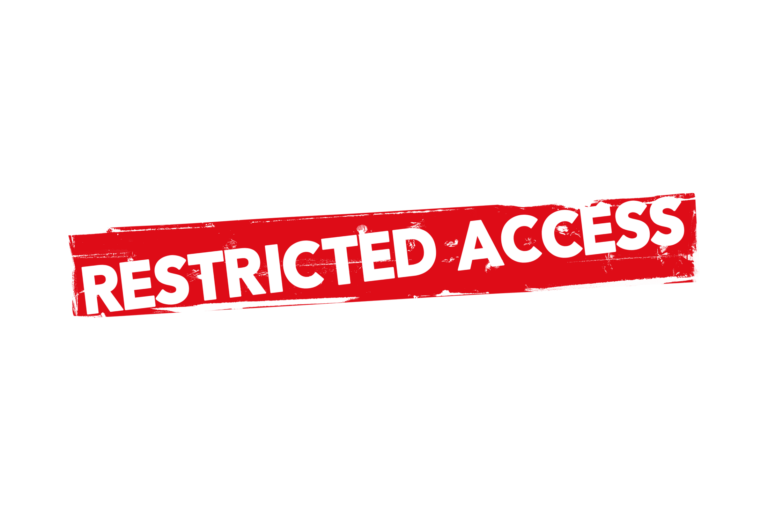 Grunge restricted access label PSD - PSDstamps