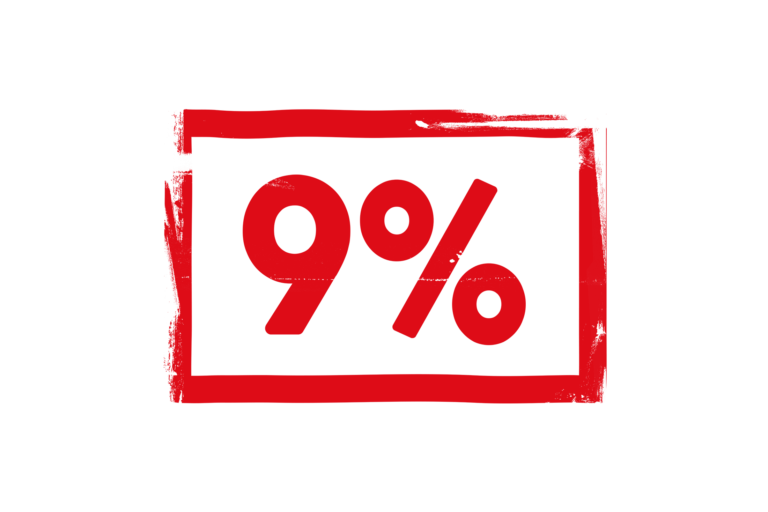 9 percent stamp PNG and PSD - PSDstamps