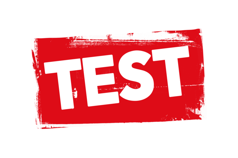 Grunge test label PNG and PSD - PSDstamps