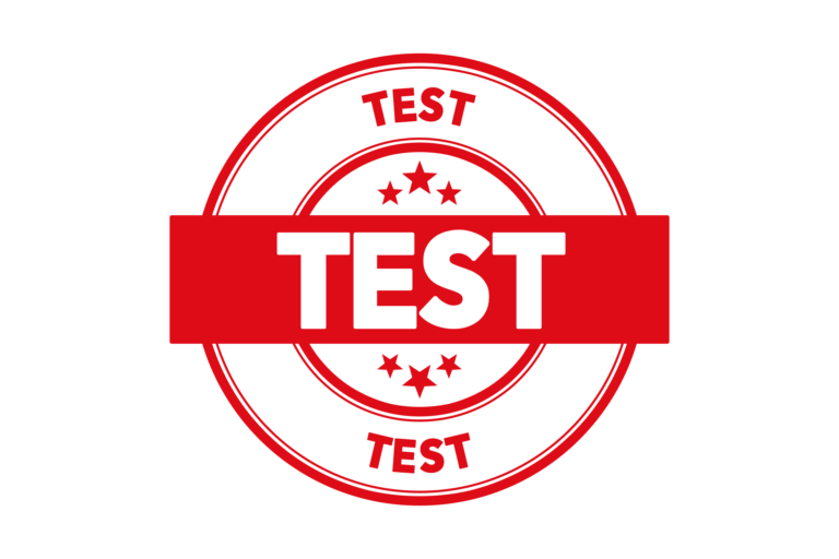 Round test stamp PNG and PSD - PSDstamps