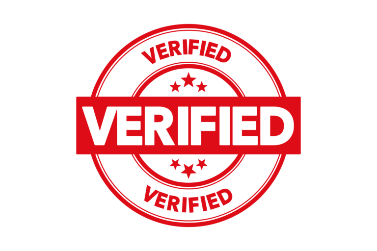 Round verified stamp PNG and PSD - PSDstamps
